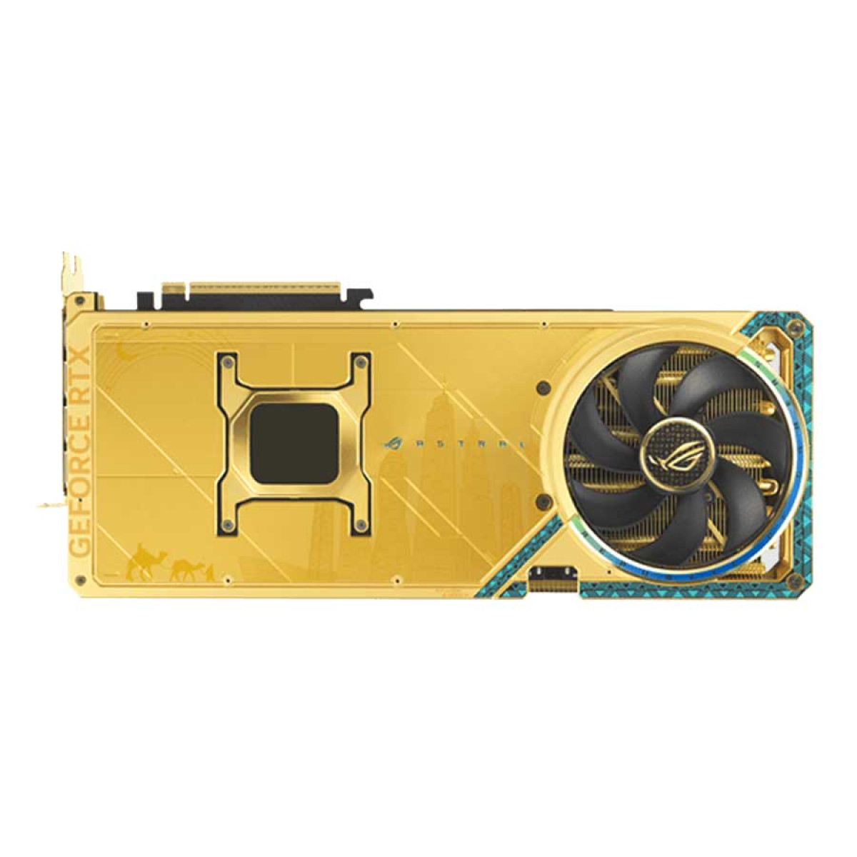 GRAPHIC CARD ASUS ROG ASTRAL Dhahab Edition RTX 5080, 16GB GDDR7, OC ...