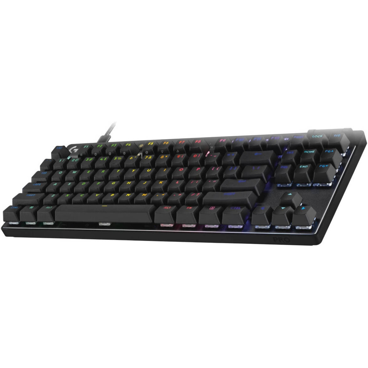 LOGITECH PRO X TKL RAPID Wired Mechanical Keyboard, Magnetic Analog Switches, Wired, English (US ...