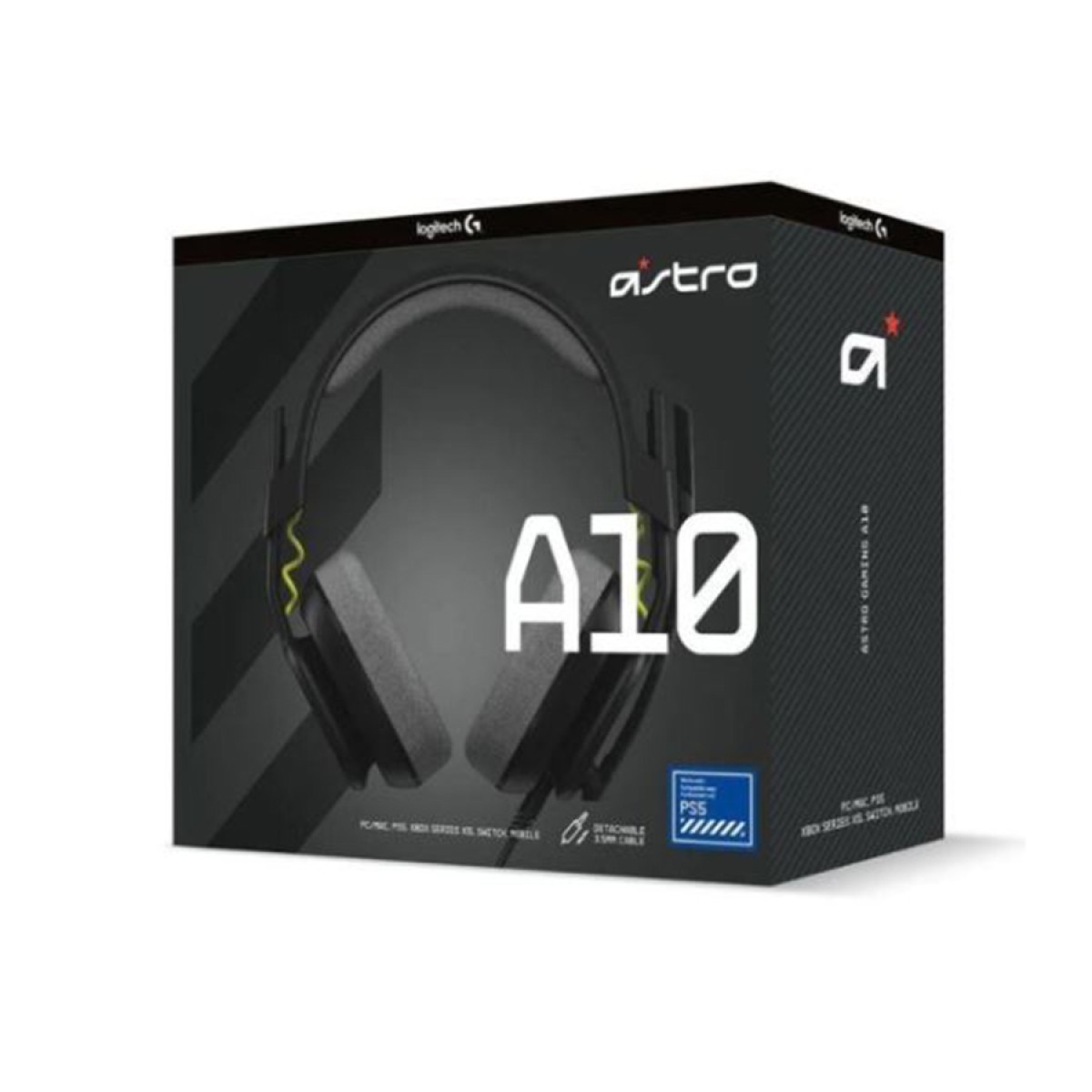 ASTRO A10 Gen 2 Wired Gaming Headset, 3.5mm Cable, Flip-to-Mute ...