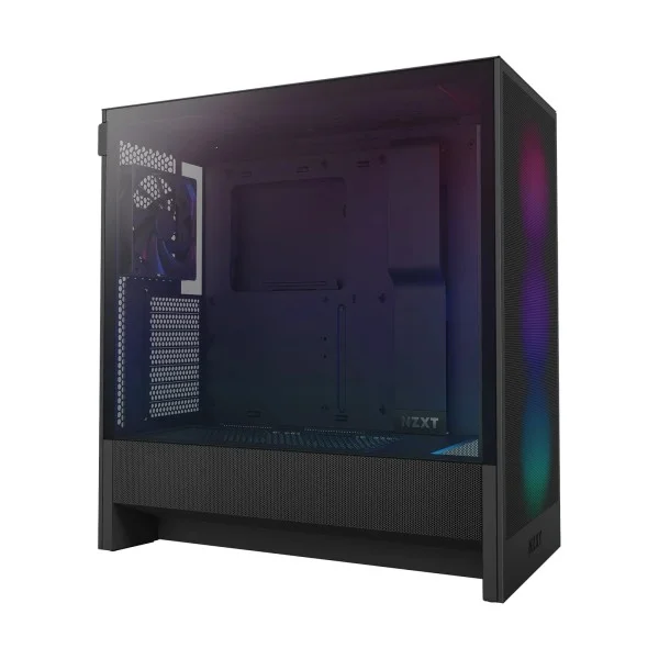 NZXT H5 Flow RGB mesh front panel Case, support up to 360 mm AIO, I/O ...