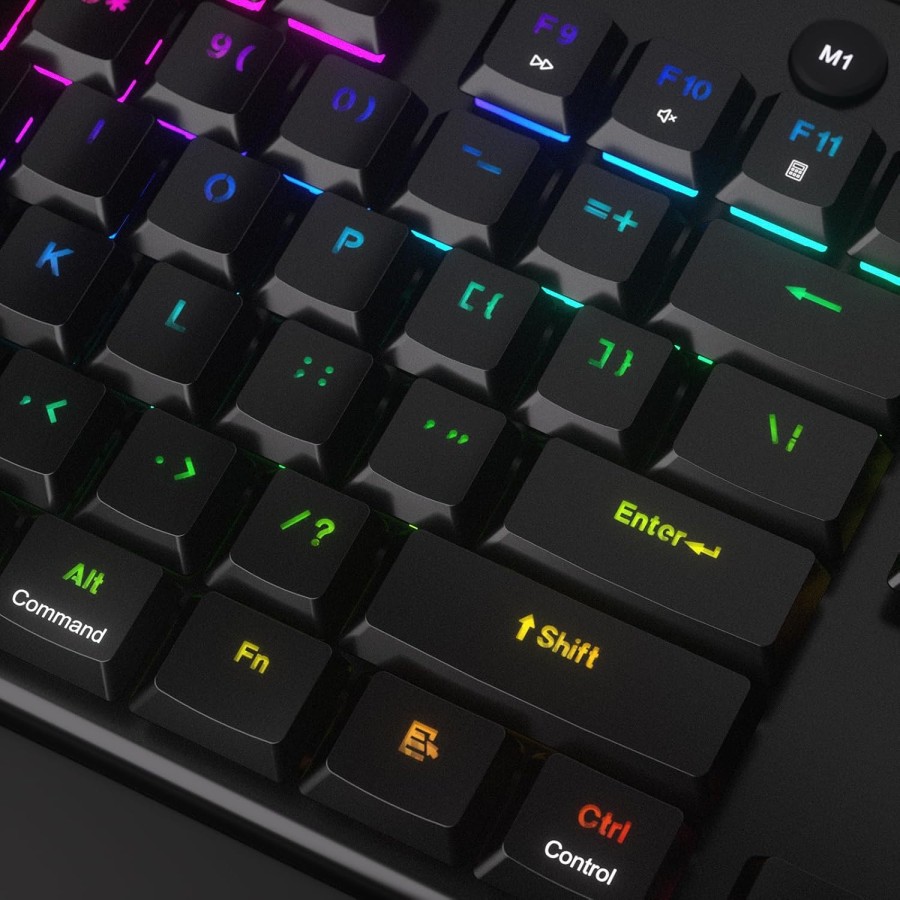 Mechanical Gaming Keyboard REDRAGON K618RGB-PRO HORUS Full-Size – Red ...