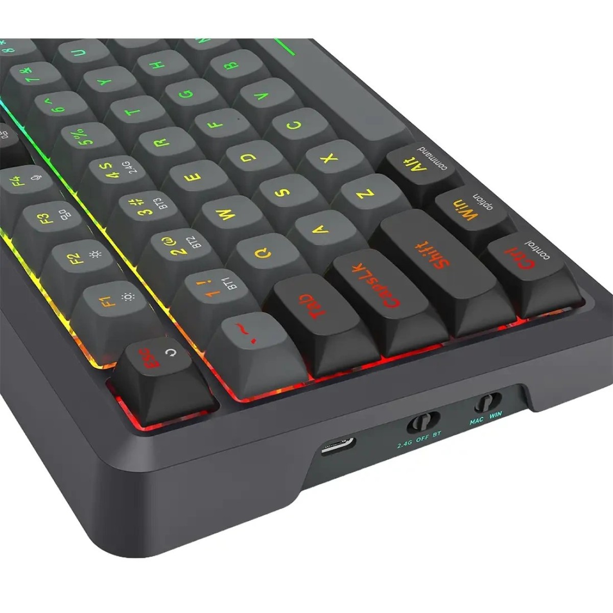 REDRAGON Bragi Pro Wireless Mechanical Keyboard, Pre-lubed linear ...