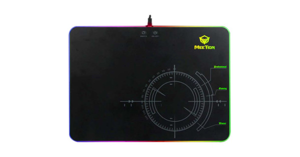 Meetion Mt-P010 Glowing Rgb Led Backlit Gaming Mouse Pad