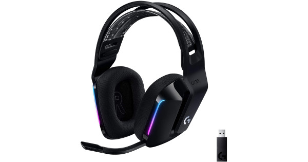 Logitech G733 Lightspeed Wireless RGB Gaming Headset PC - Ps4 - Ps5 - Black