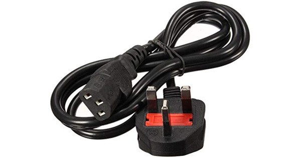 Power Cord, Desktop Power Cable With Pure Copper Wire, 3 Pin Connector