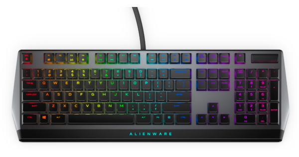 Alienware 510k Rgb Mechanical Gaming Keyboard [Mx]Cherry -Dark Moon