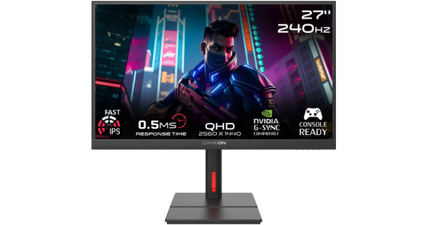 GAMEON 27 inch Midnight Signature QHD - Fast iPS - 240Hz - 0.5MS - Mini LED - Gaming Monitor ...