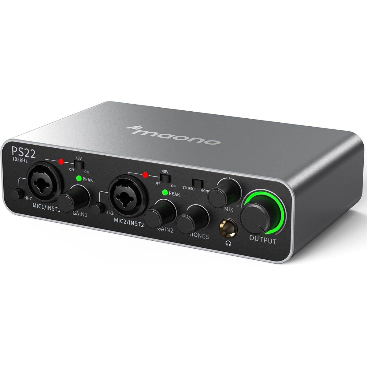 MAONO PS22 Pro Studio 2x2 USB AUDIO Interface