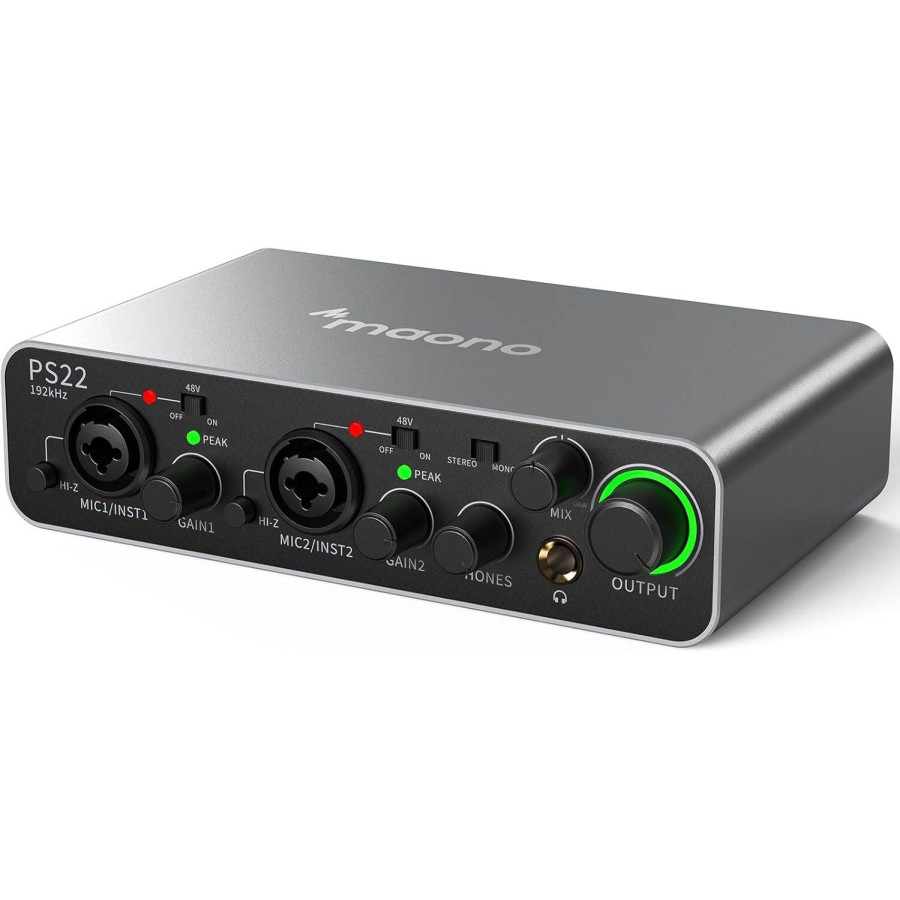 MAONO PS22 Pro Studio 2x2 USB AUDIO Interface