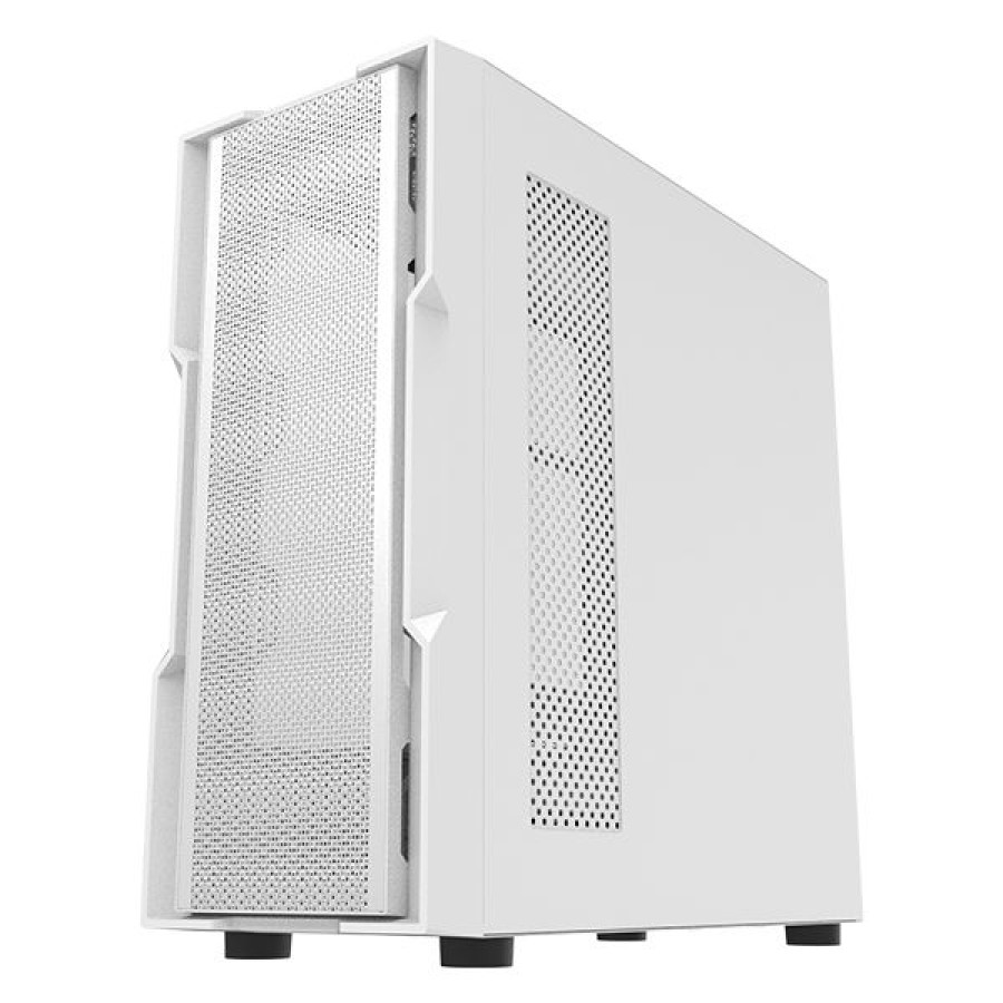 Darkflash Dk431 Mesh ATX Mid Tower Case 4x ARGB Fan - White