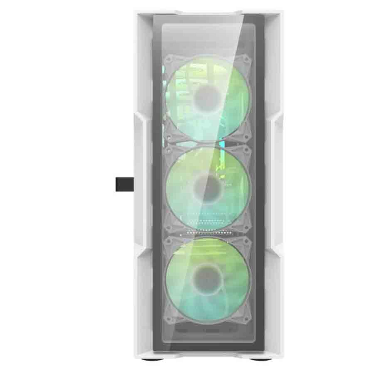Darkflash Dk431 Glass ATX Mid Tower Case 4x ARGB Fan - White