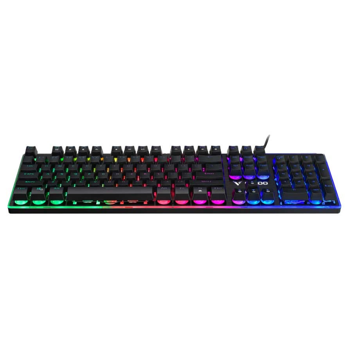 Rapoo V52PRO BackLight Gaming Keyboard - Blue Switch - Black